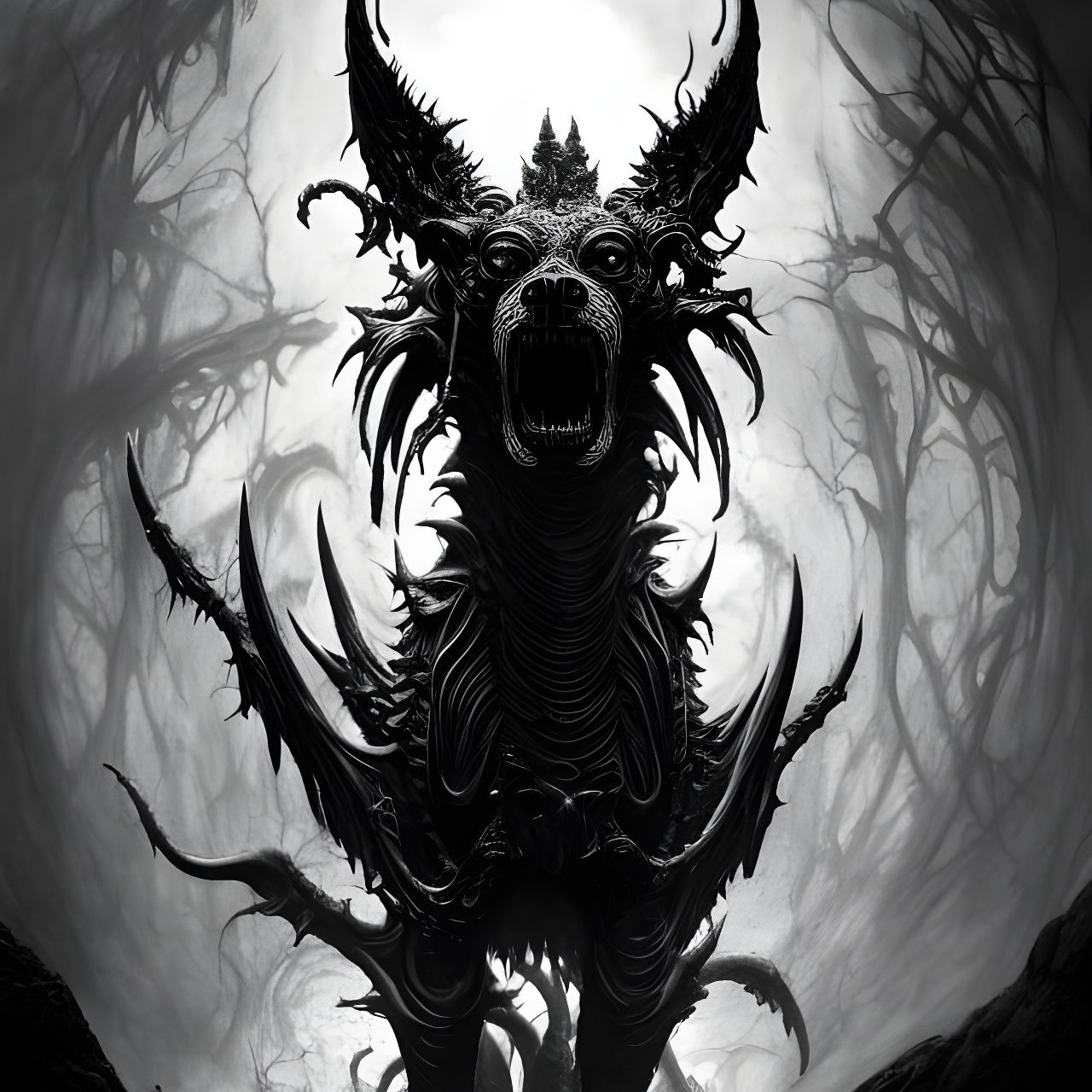 Hellhound #2 - AI Generated Artwork - NightCafe Creator