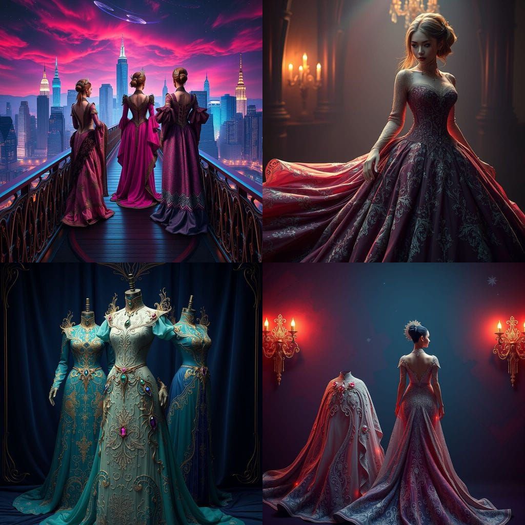 Fashion empire video game dresses - Ethereal Fantasy Gowns i...