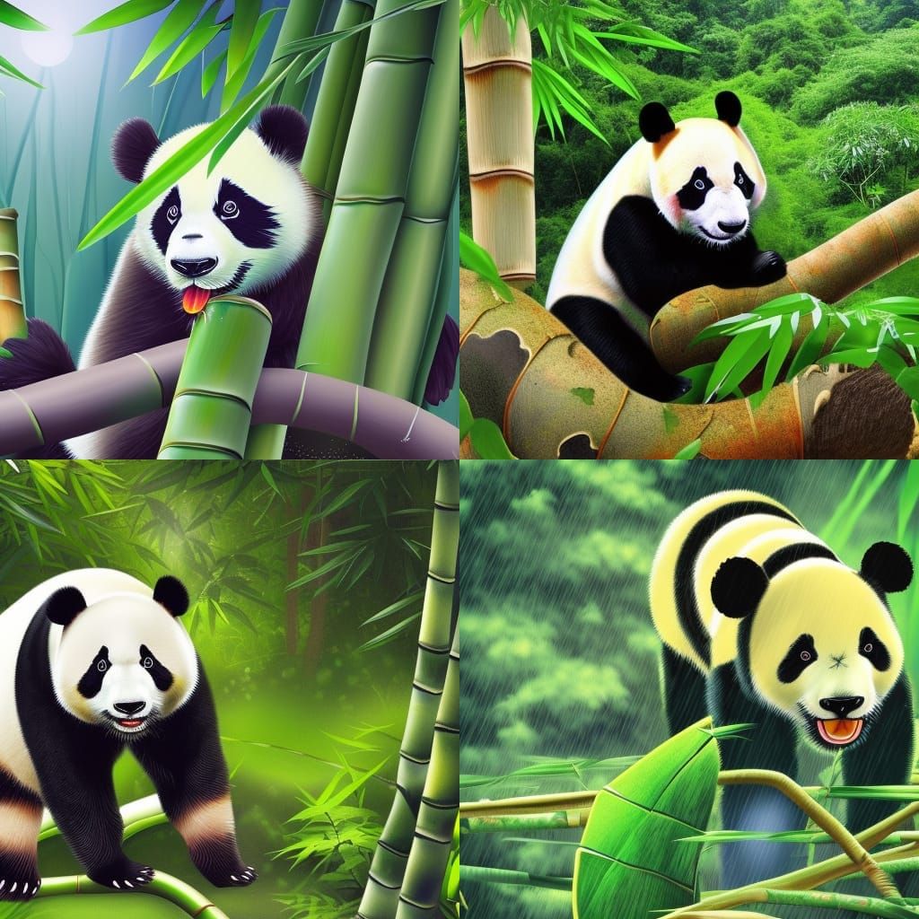 Panda - AI Generated Artwork - NightCafe Creator