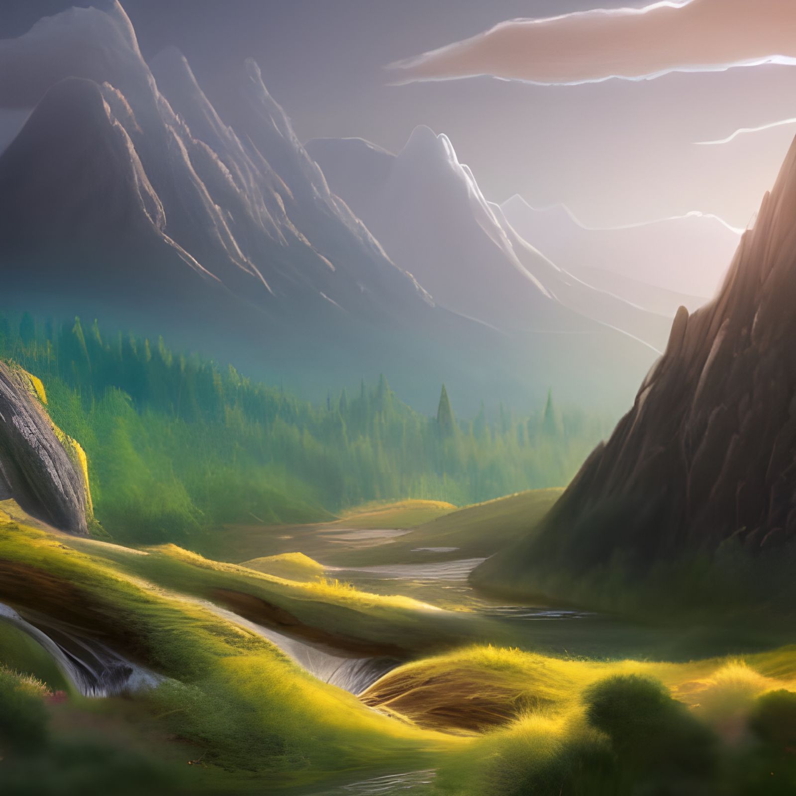 LANDSCAPE - AI Generated Artwork - NightCafe Creator