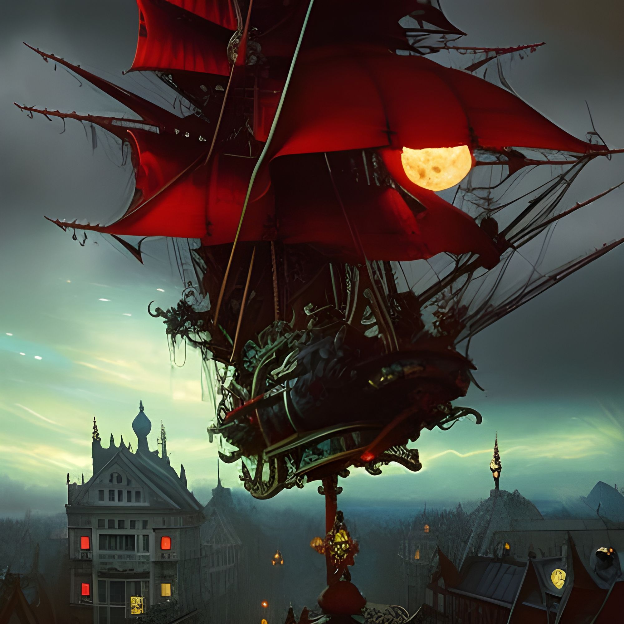 The Marauder Red Rob Takes a Run at London : r/nightcafe