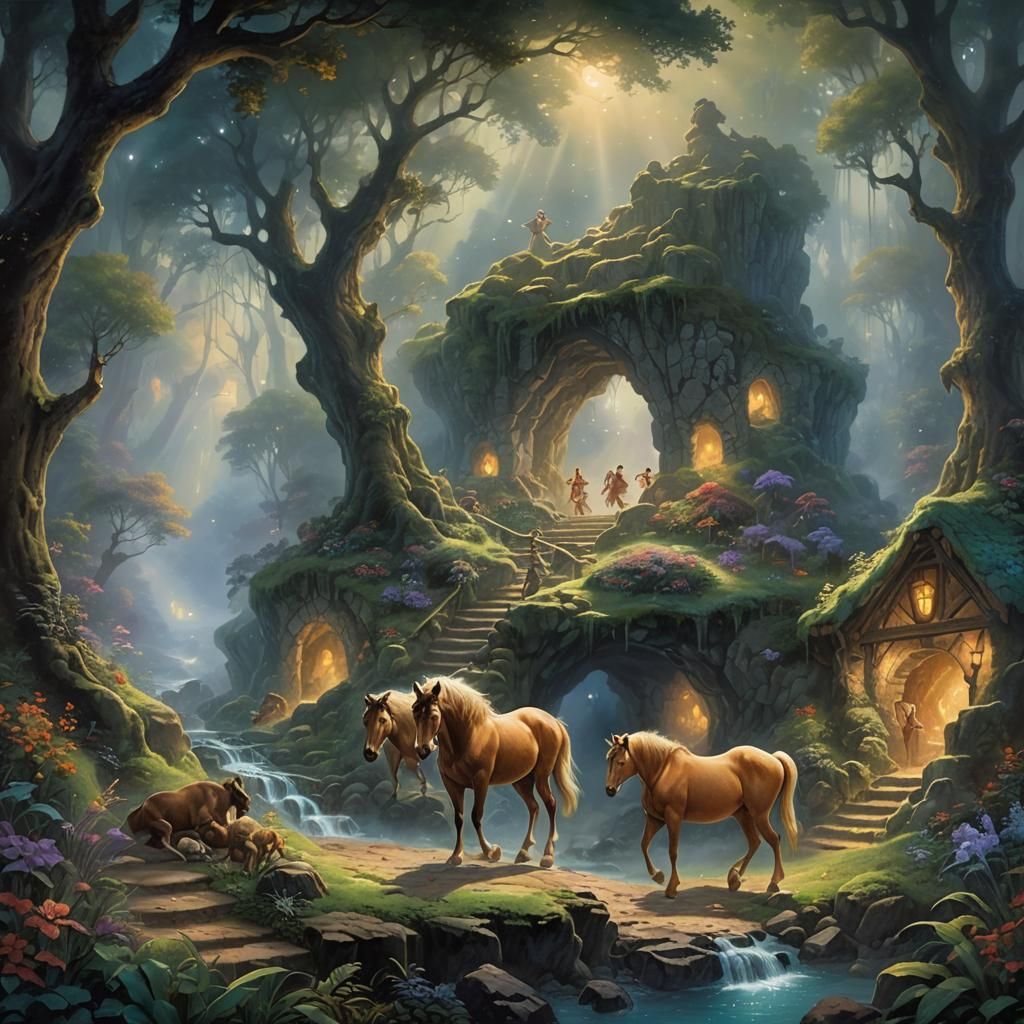 Magical Entrance - AI Generated Artwork - NightCafe Creator