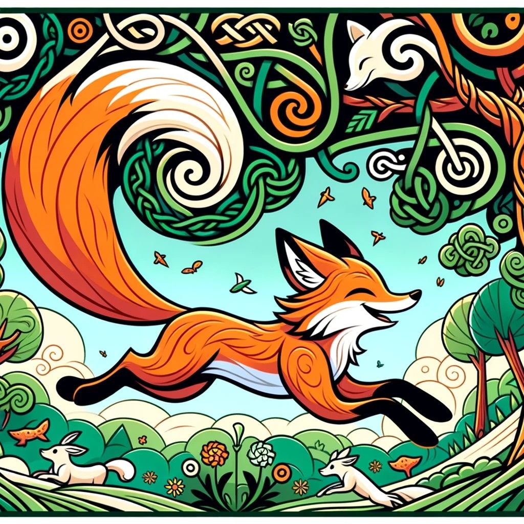 Celtic Fox Art - AI Generated Artwork - NightCafe Creator
