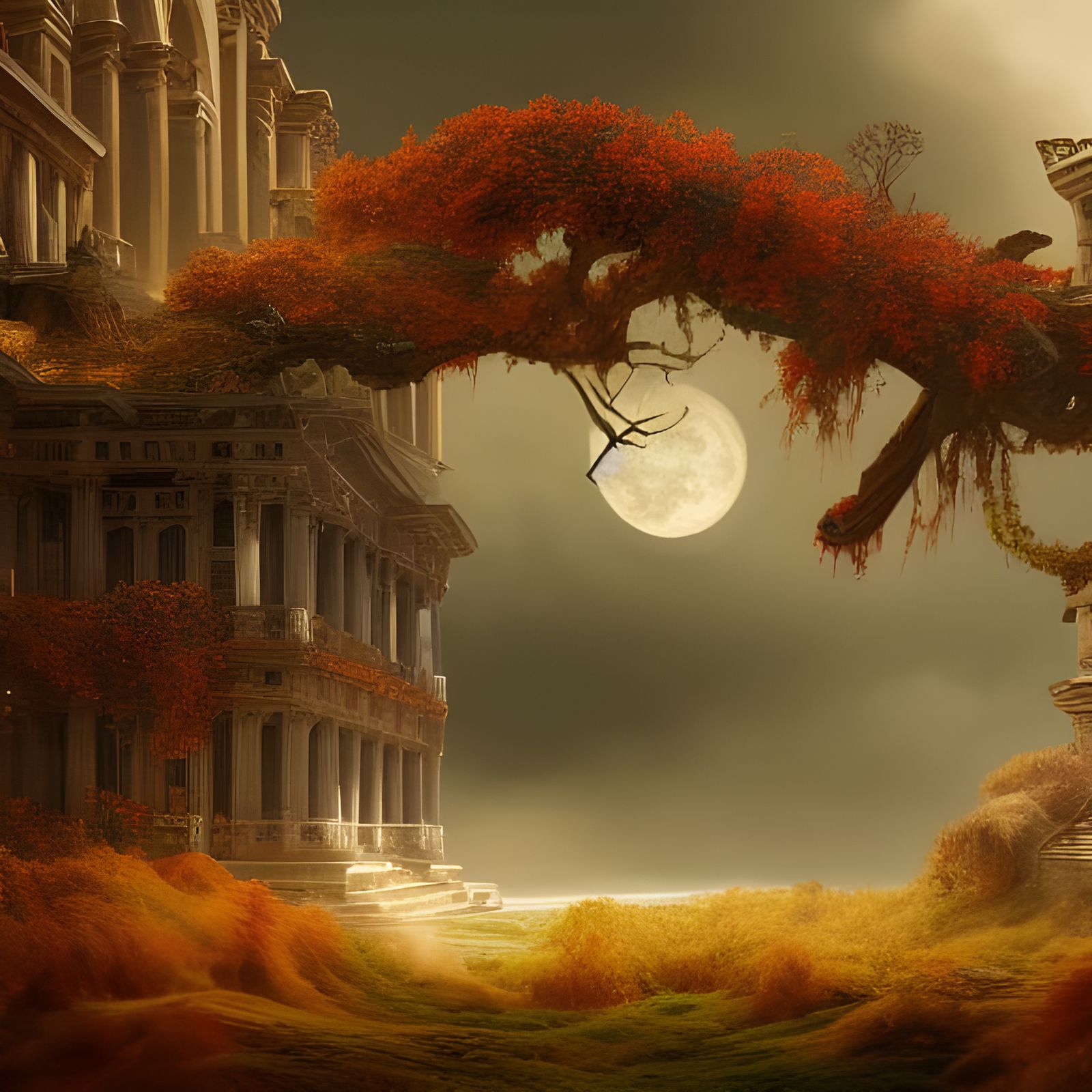 Autumn nights - AI Generated Artwork - NightCafe Creator