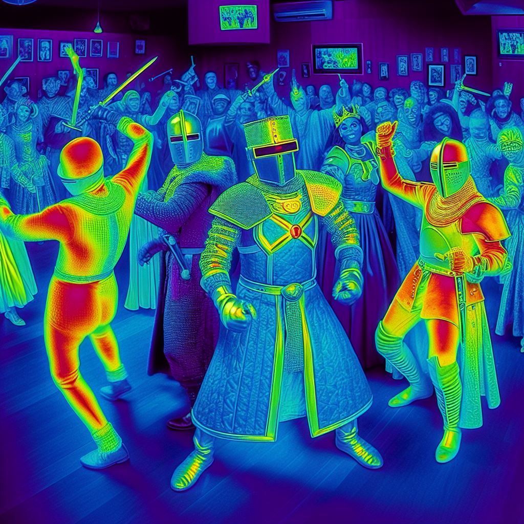 Party Knight - AI Generated Artwork - NightCafe Creator