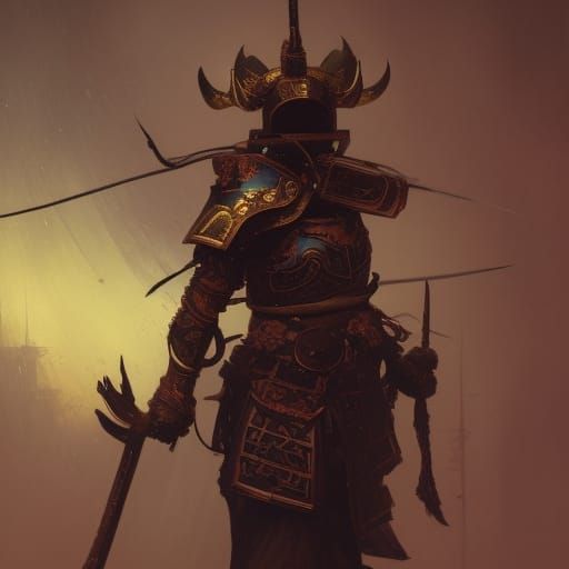 Shogun armor - AI Generated Artwork - NightCafe Creator