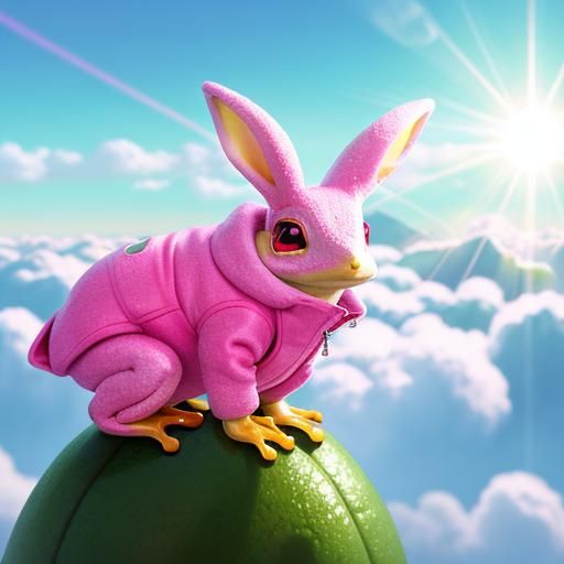 Bunny Frog - AI Generated Artwork - NightCafe Creator