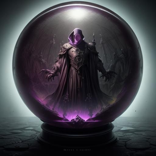 Black Orb of Necromancy - AI Generated Artwork - NightCafe Creator