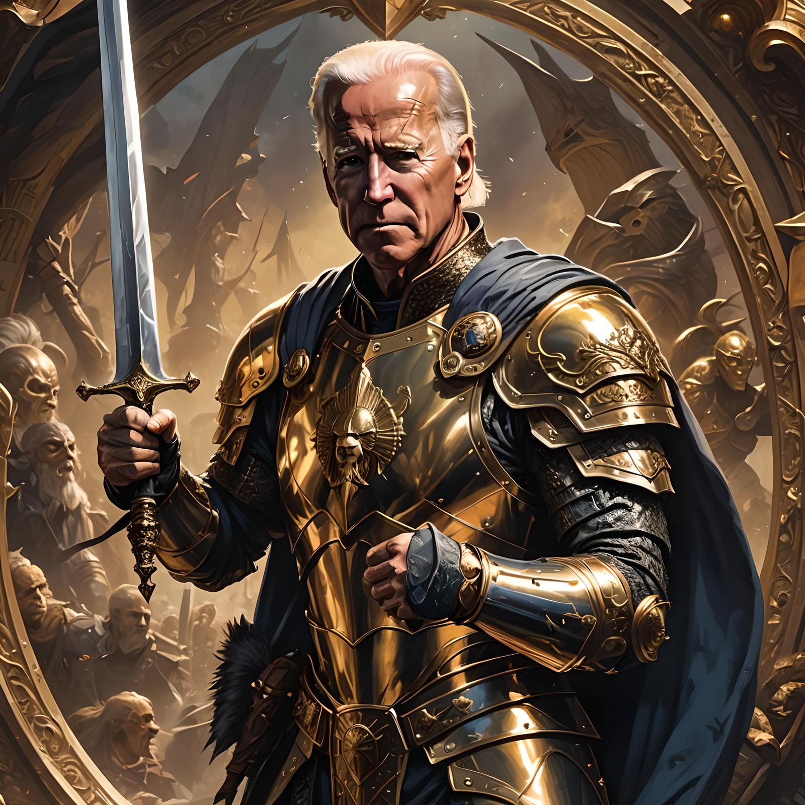 Joe Biden DND character - DND Joe Biden: A Presidential Pal...