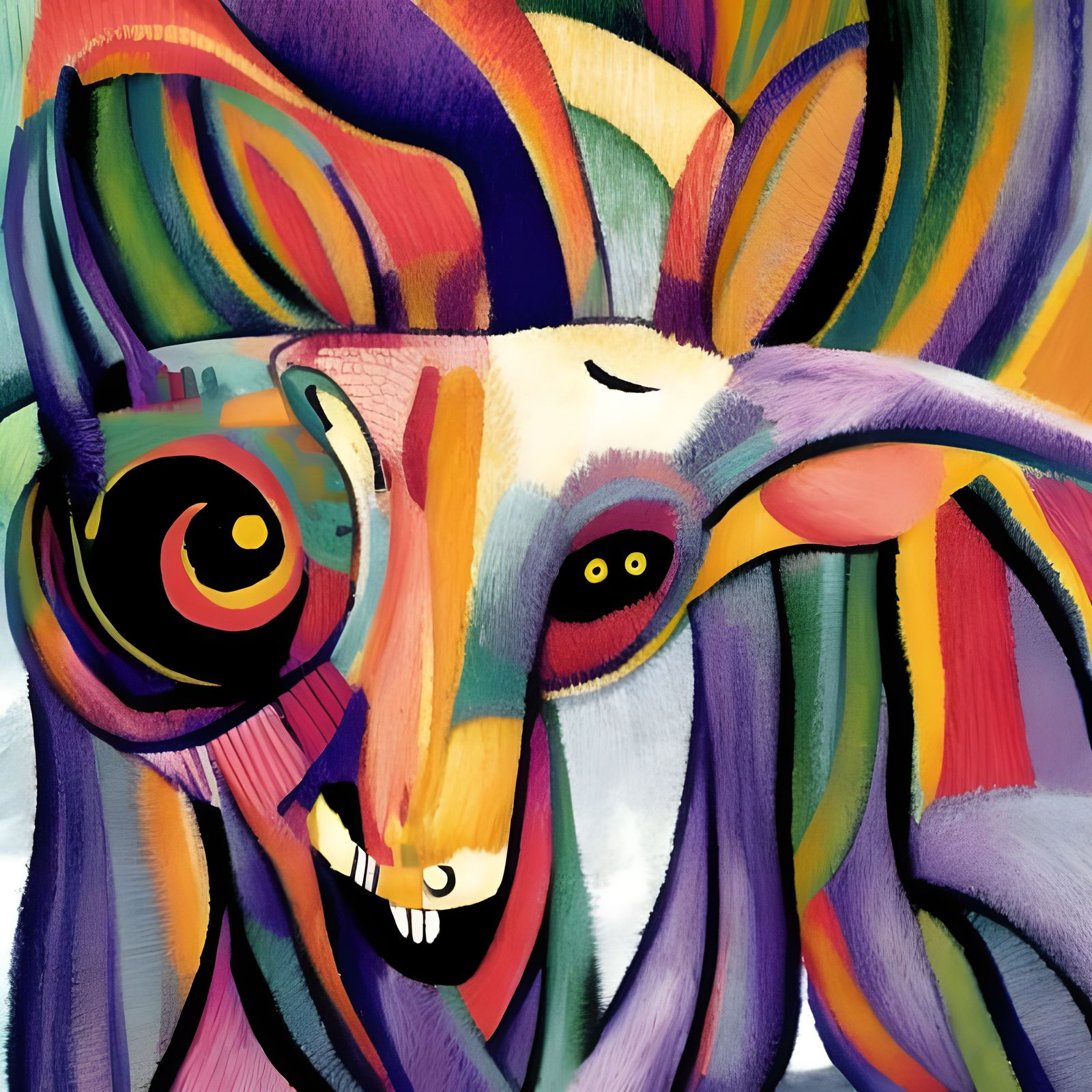 The huge hideous beast is actually friendly - AI Generated Artwork ...