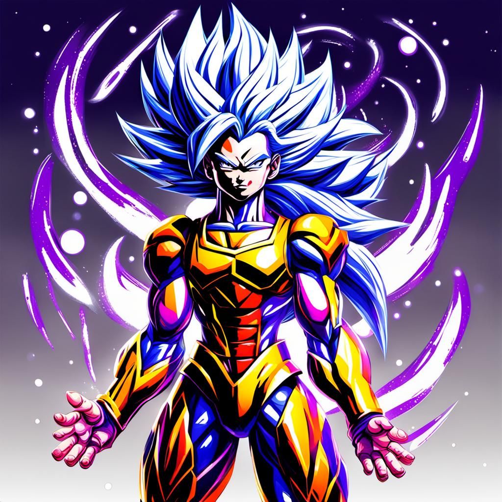 Epic Super Saiyan Woman Heroine - AI Generated Artwork - NightCafe Creator