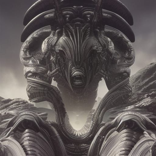 Alien god - AI Generated Artwork - NightCafe Creator