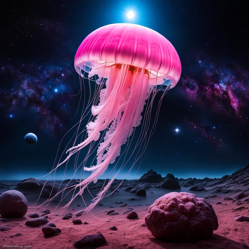 Star jellyfish - AI Generated Artwork - NightCafe Creator