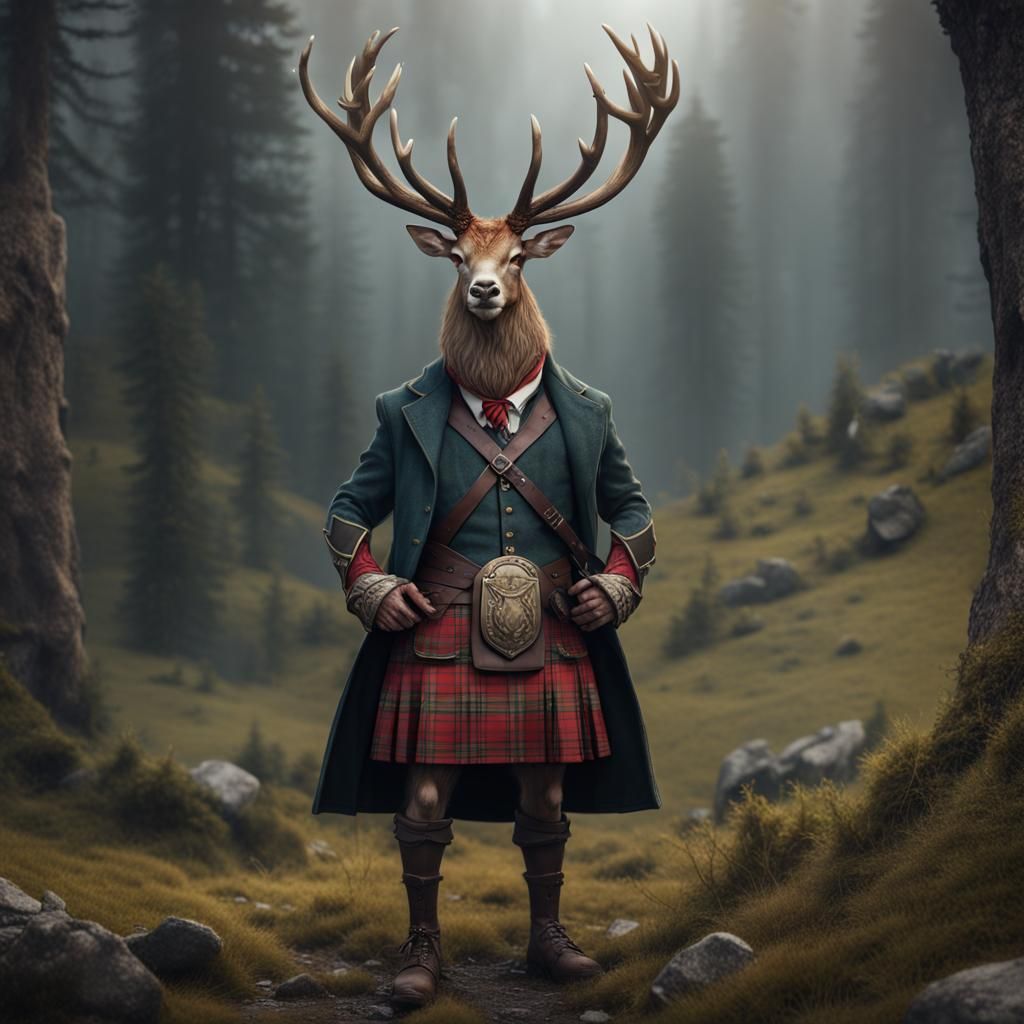 Anthropomorphic Animal 231130B - AI Generated Artwork - NightCafe Creator