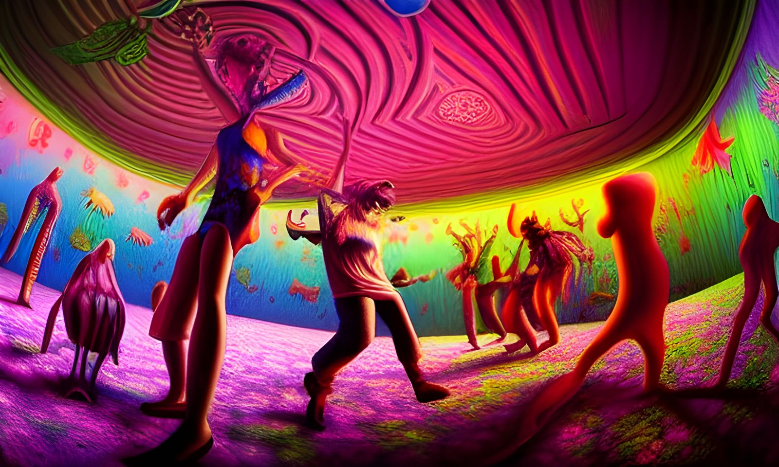 interspecies psytrance rave - AI Generated Artwork - NightCafe Creator