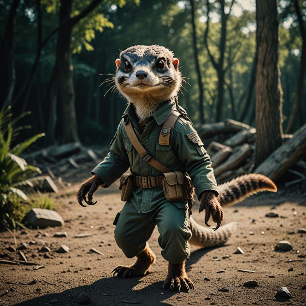 Action Weasel is ready for Combat. - Epic Cinematic Weasel R...