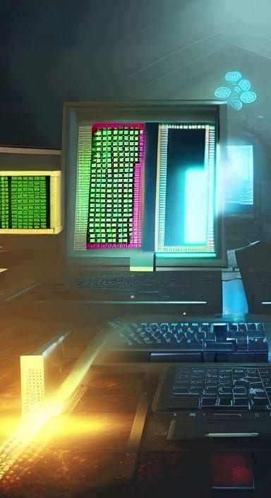 Vintage old computer - AI Generated Artwork - NightCafe Creator