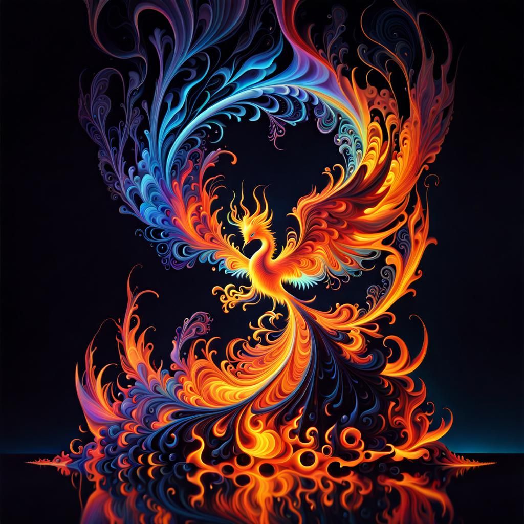 Phoenix - AI Generated Artwork - NightCafe Creator