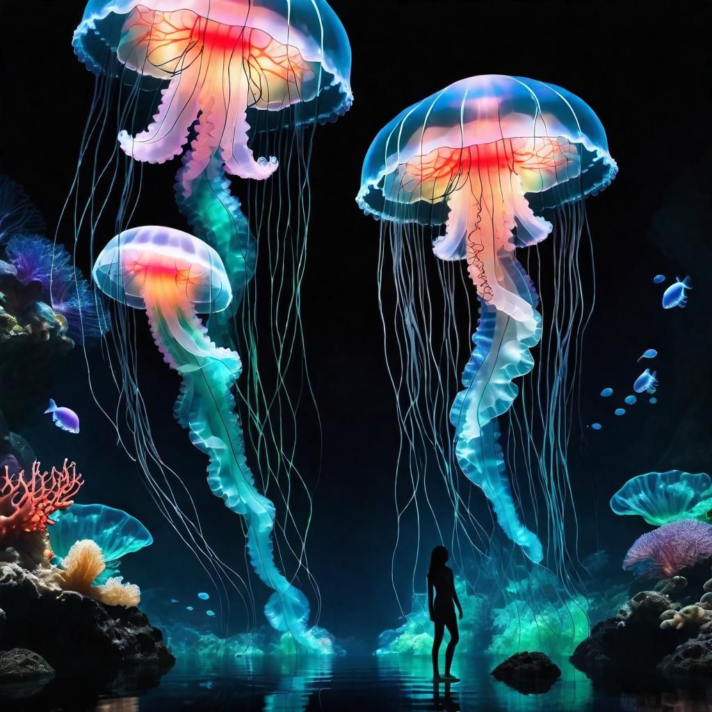 Alien aquarium - AI Generated Artwork - NightCafe Creator