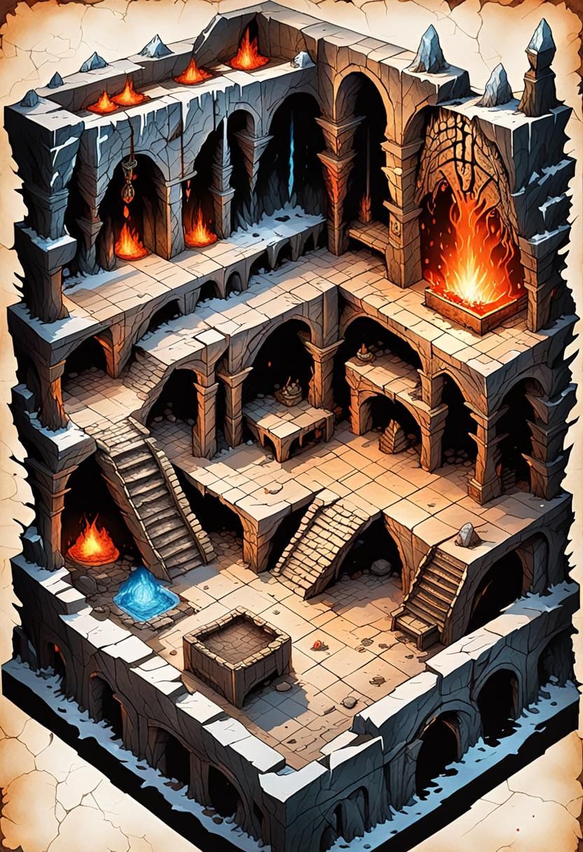 Lava temple - AI Generated Artwork - NightCafe Creator