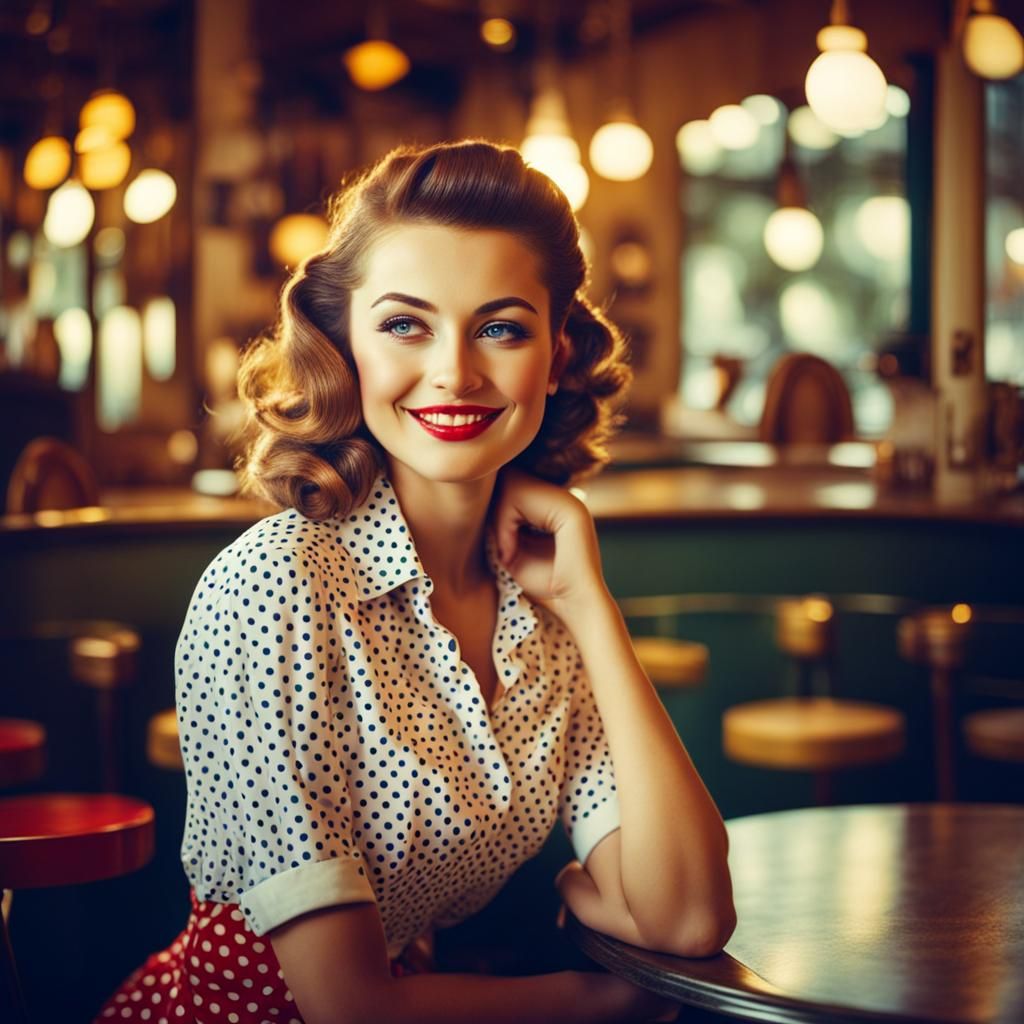 Vintage Woman - AI Generated Artwork - NightCafe Creator