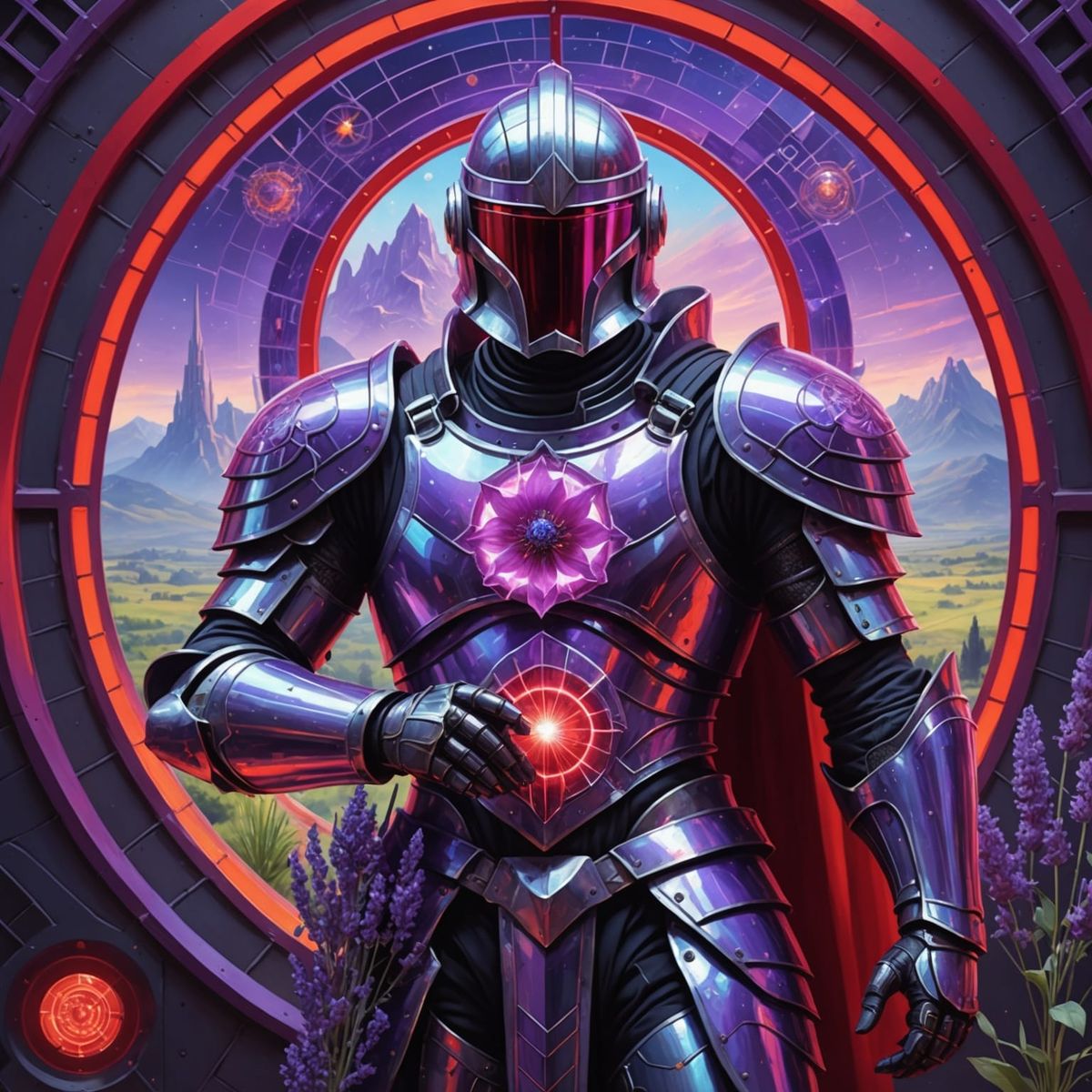 Tech Knight - AI Generated Artwork - NightCafe Creator