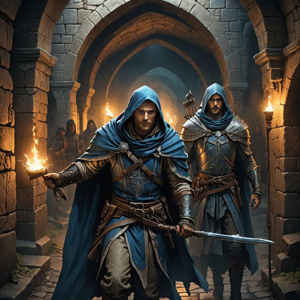 Into the catacombs; DreamshaperXL; DF - AI Generated Artwork ...