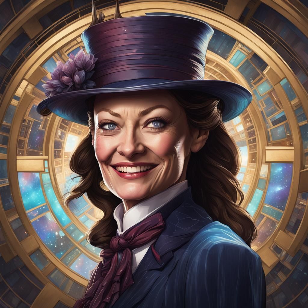 Michelle Gomez as Missy with a Machiavellian smile - AI Generated ...