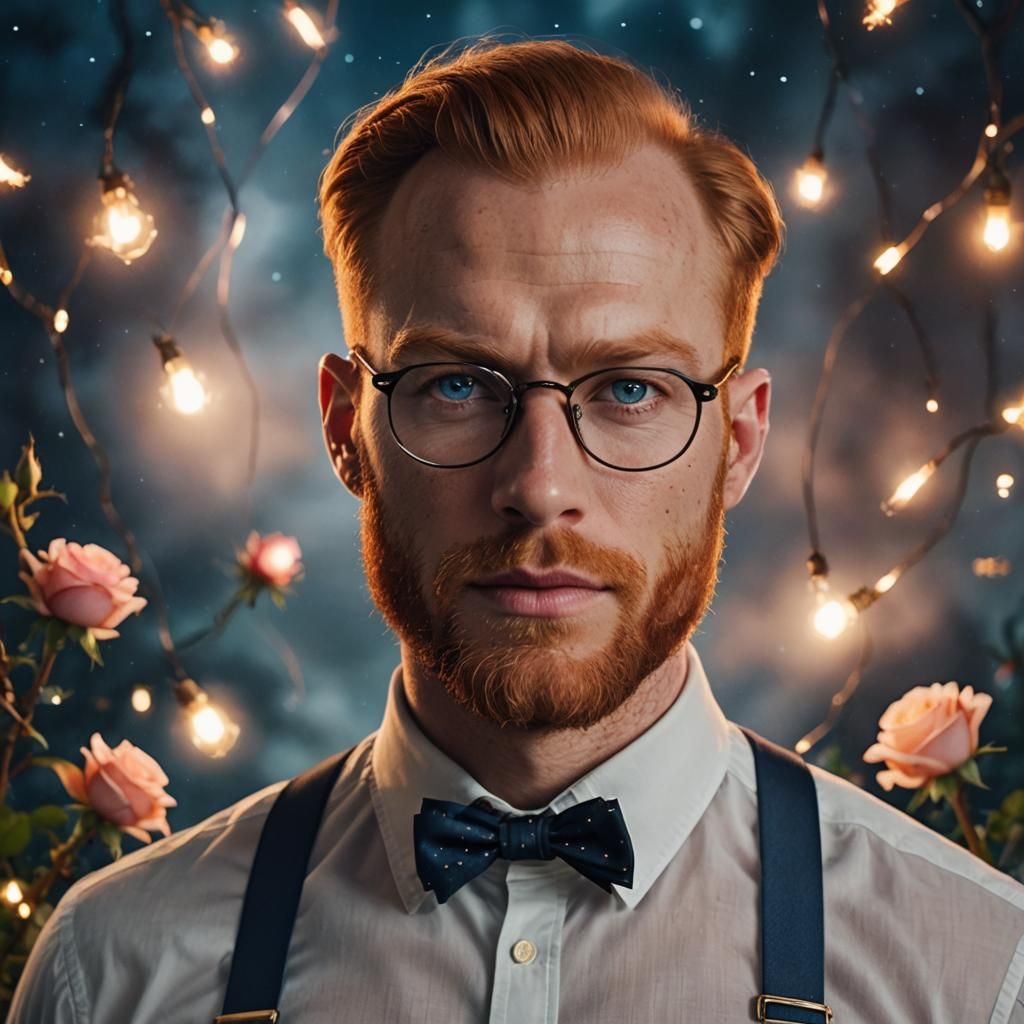 Handsome ginger man - AI Generated Artwork - NightCafe Creator