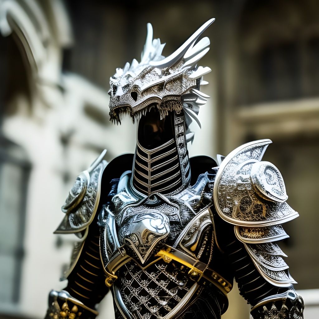 Dragon Knight - AI Generated Artwork - NightCafe Creator