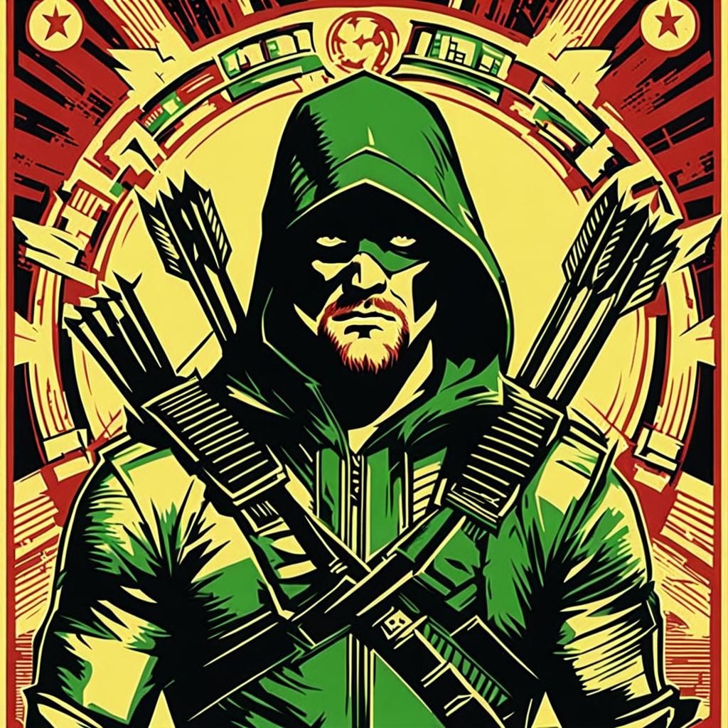 Green Arrow - AI Generated Artwork - NightCafe Creator