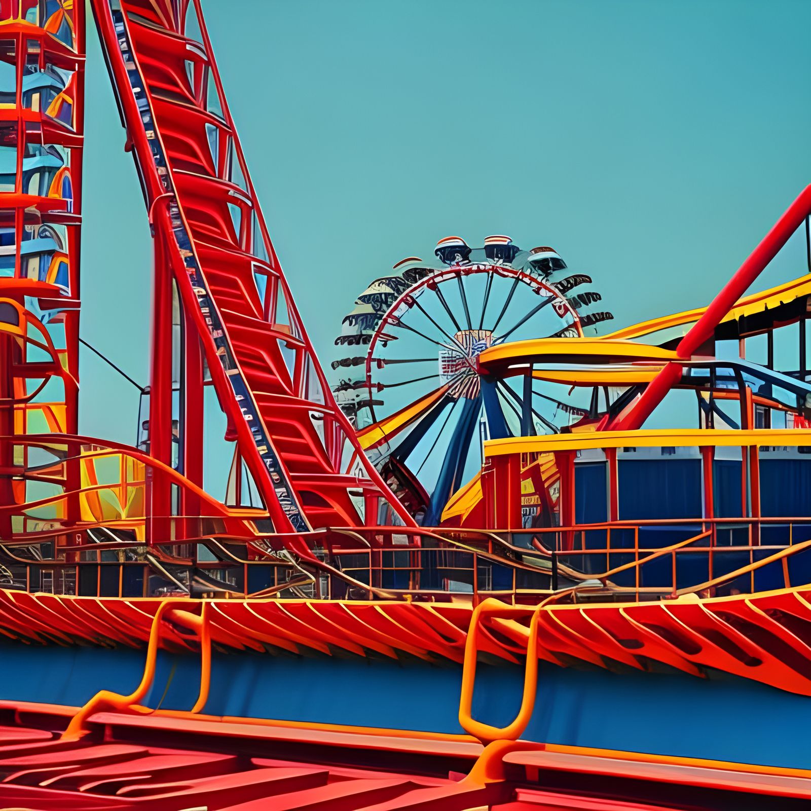 Funfair - AI Generated Artwork - NightCafe Creator