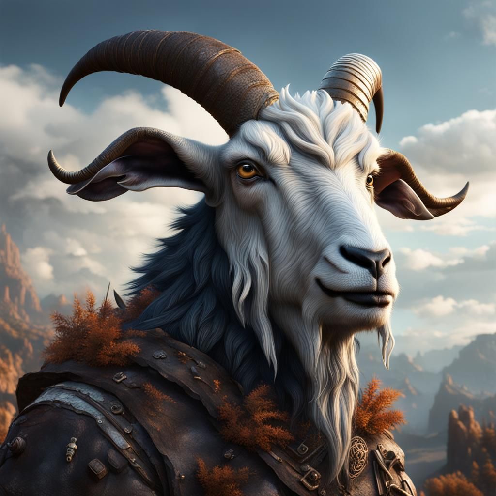 Bad Leroy Brown, meanest goat in the whole damn town! - AI Generated ...