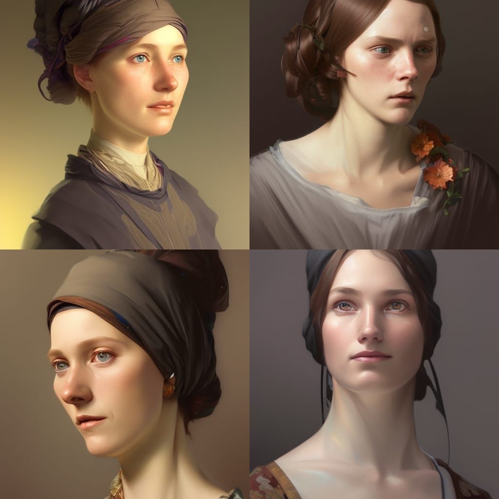 Mennonite Modesty - AI Generated Artwork - NightCafe Creator