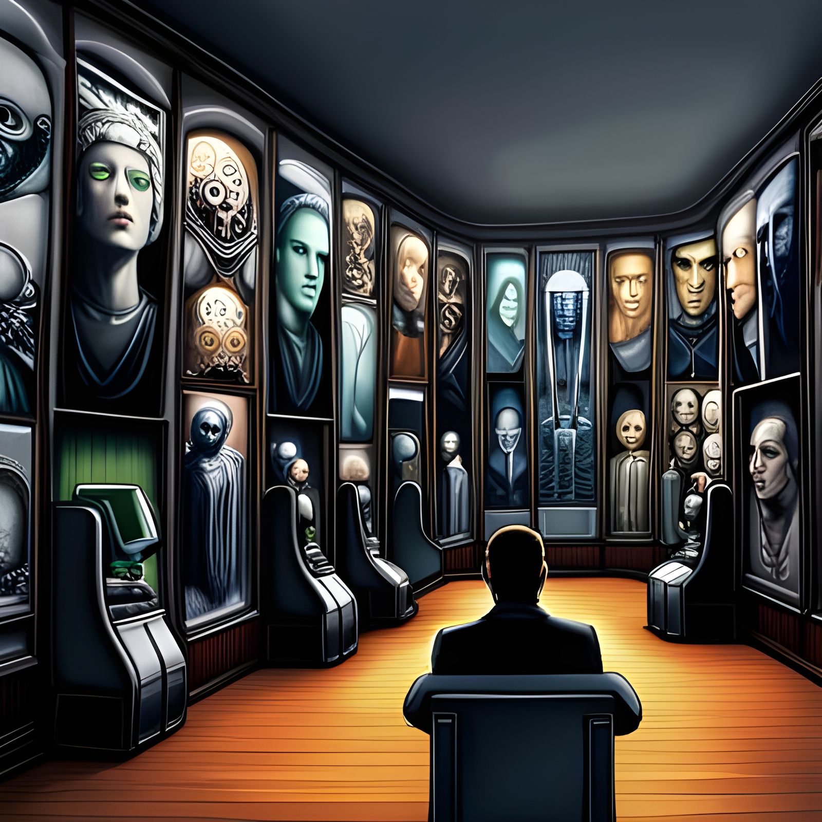 Sharing Works of Art in a Cyber-Cafe - AI Generated Artwork - NightCafe ...