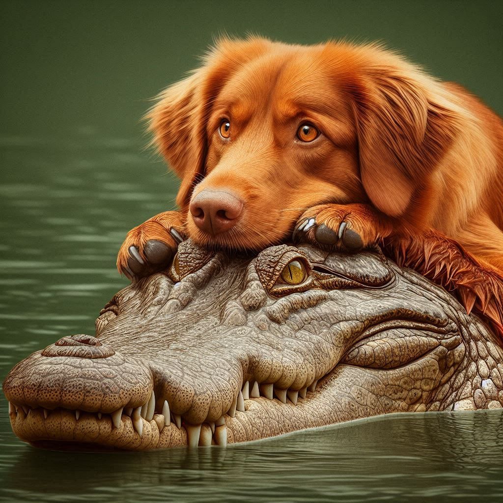 Crocodile friend! - AI Generated Artwork - NightCafe Creator