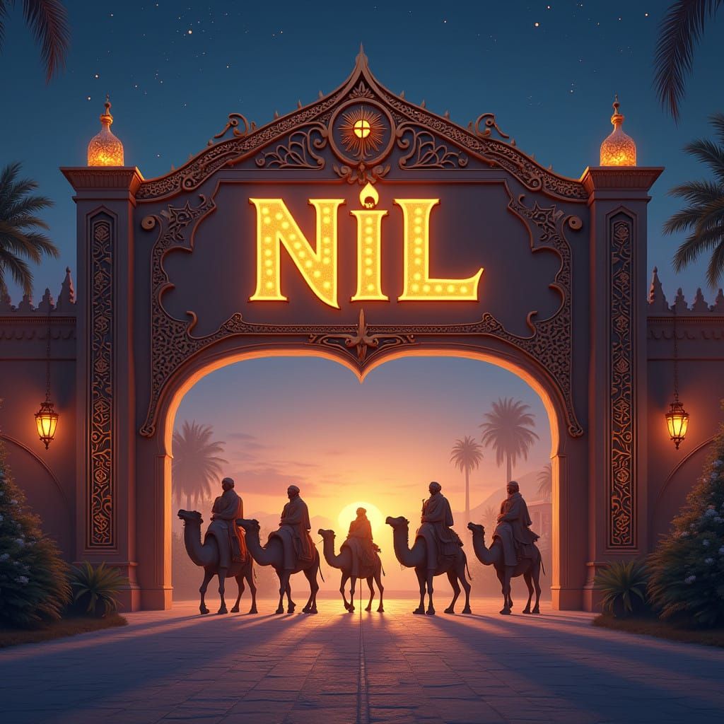 Majestic Sign of NIL Amidst Epiphany Celebration i... - AI Art