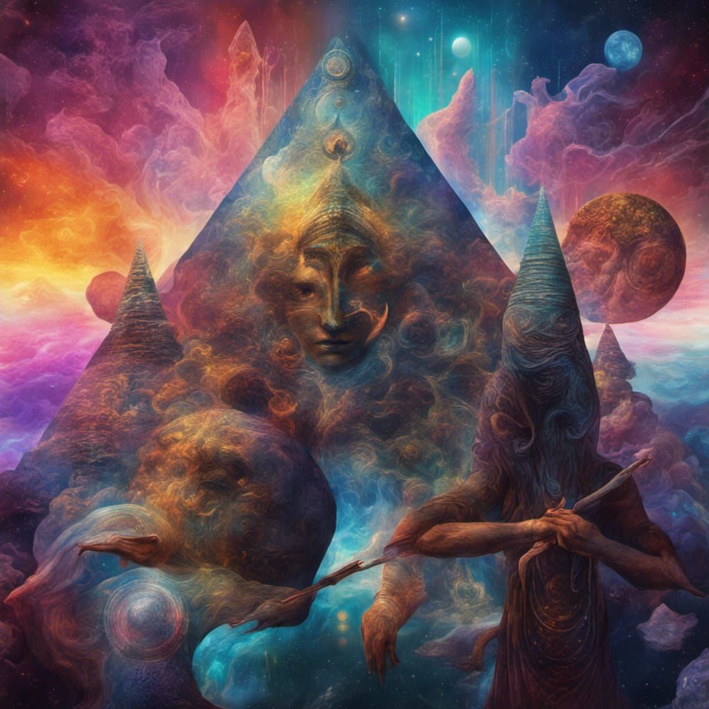 Annunaki Egypt Alien Pyramid - AI Generated Artwork - NightCafe Creator