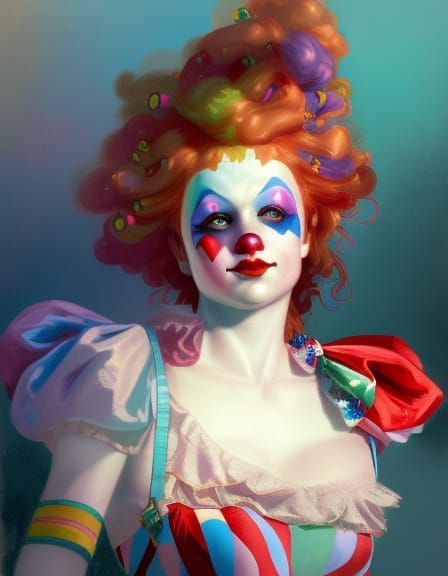 Clown 02 - AI Generated Artwork - NightCafe Creator