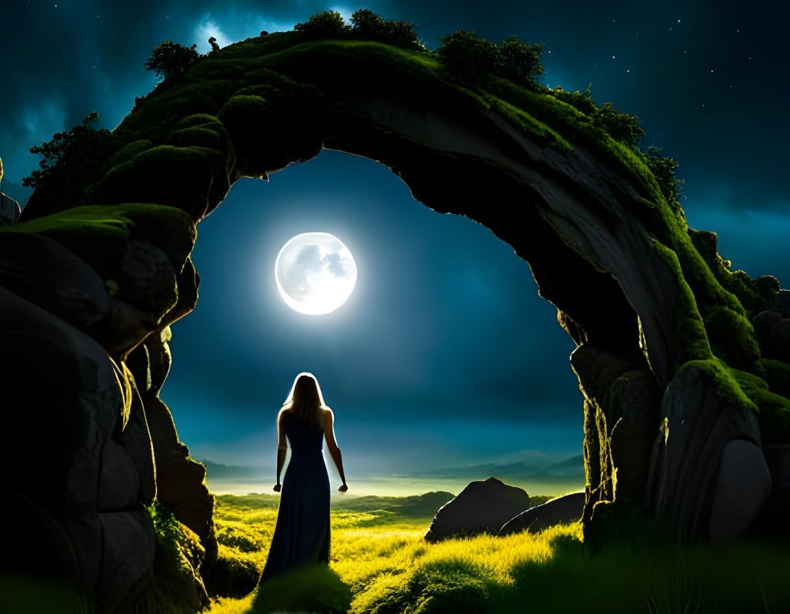 Moonlight II - AI Generated Artwork - NightCafe Creator