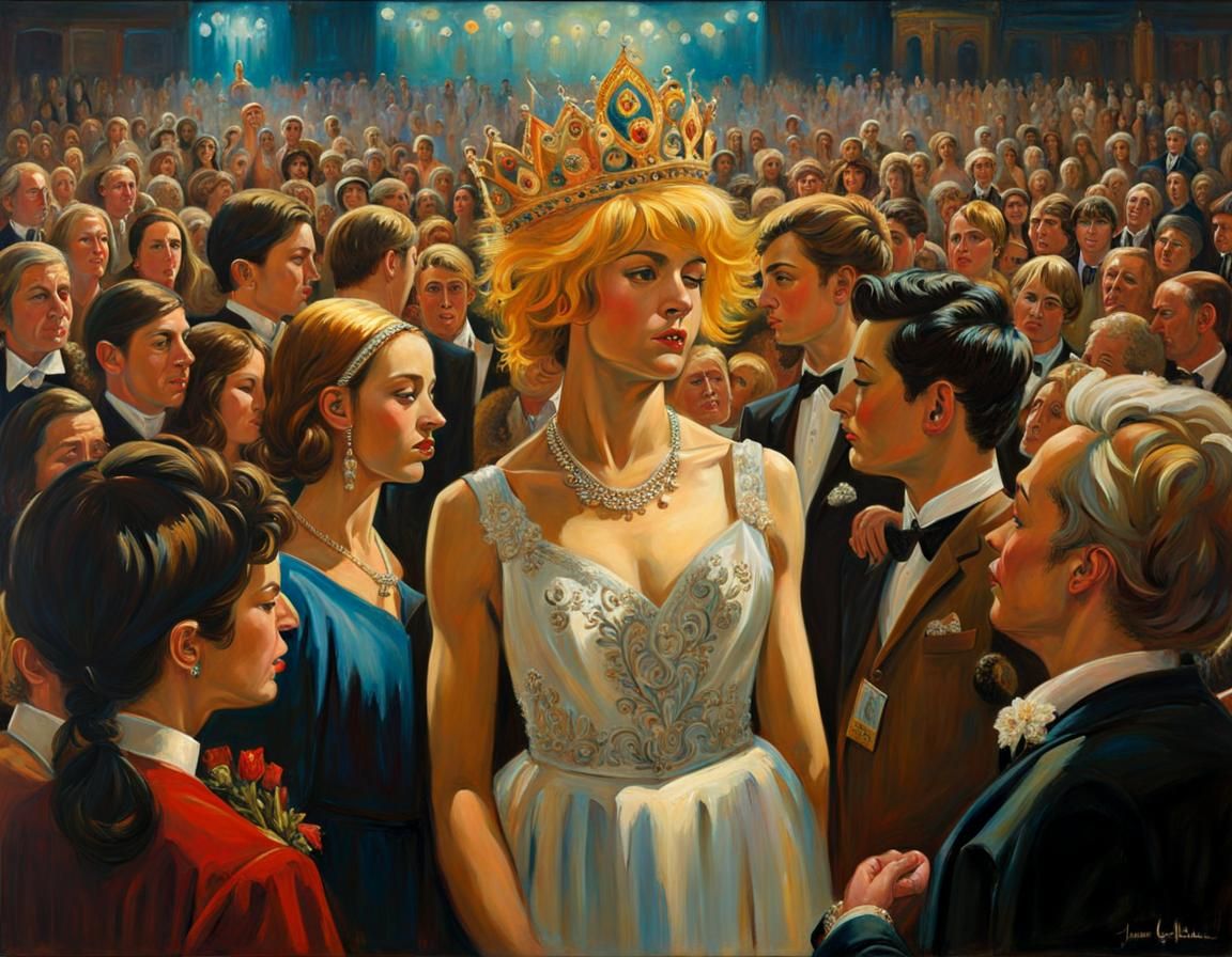 transgender schoolboy on the dance floor - AI Generated Artwork ...