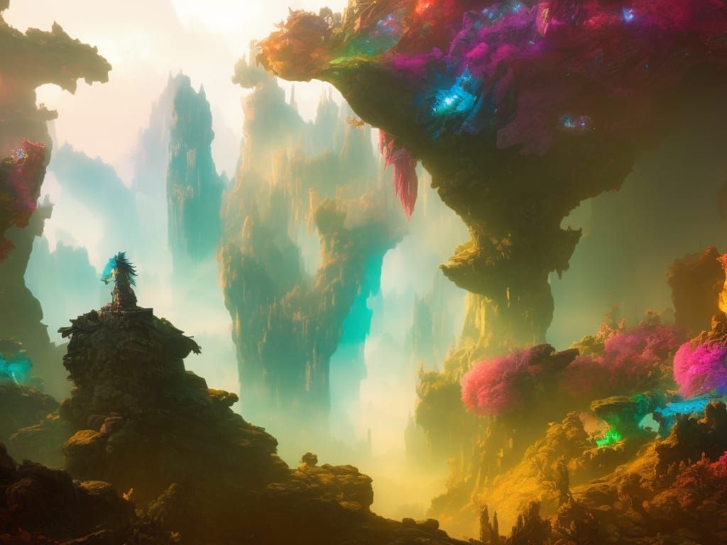 Ethereal realm - AI Generated Artwork - NightCafe Creator