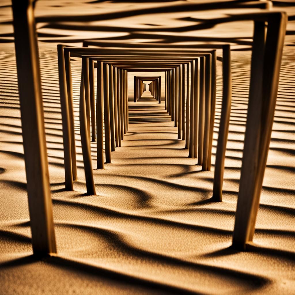 Infinite reflection - AI Generated Artwork - NightCafe Creator