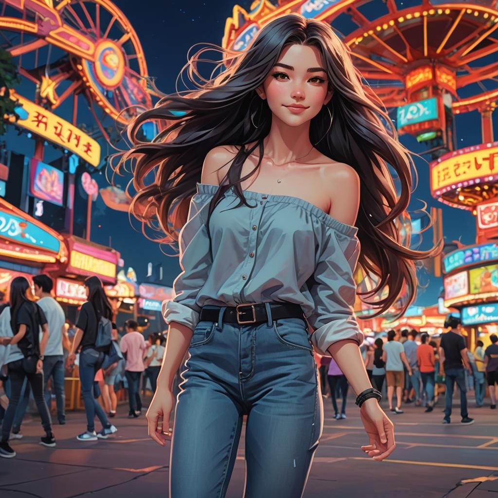 Funfair - AI Generated Artwork - NightCafe Creator