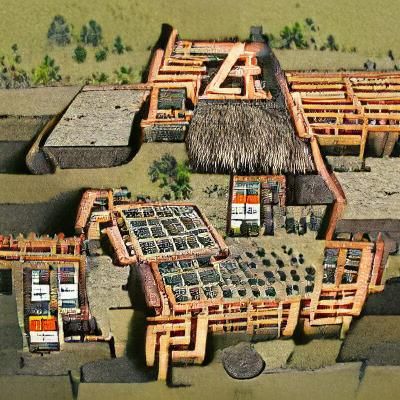Aztec Barracks (Industrial Age) - AI Generated Artwork - NightCafe Creator