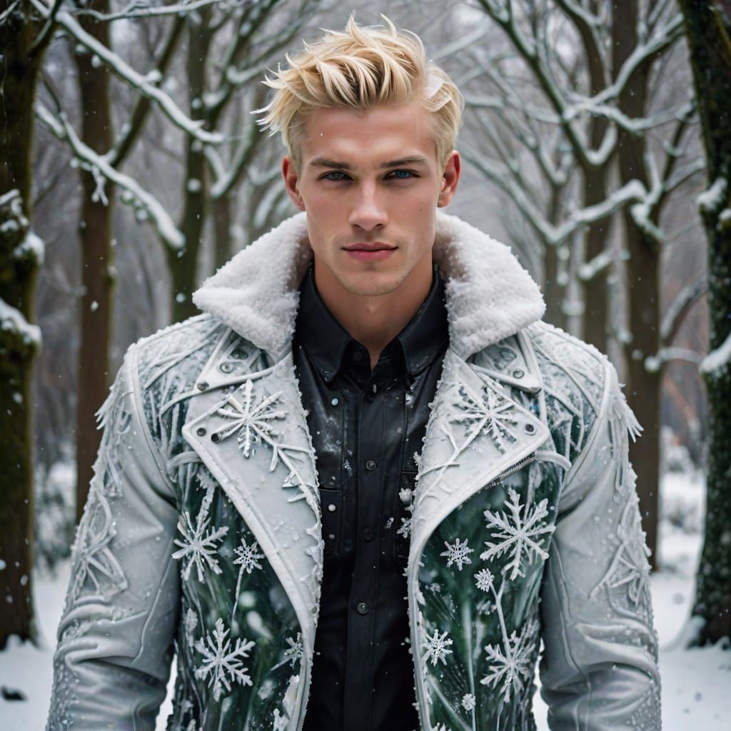 The snow just hit me - Chiseled Muscular Models in Avant-Gar...