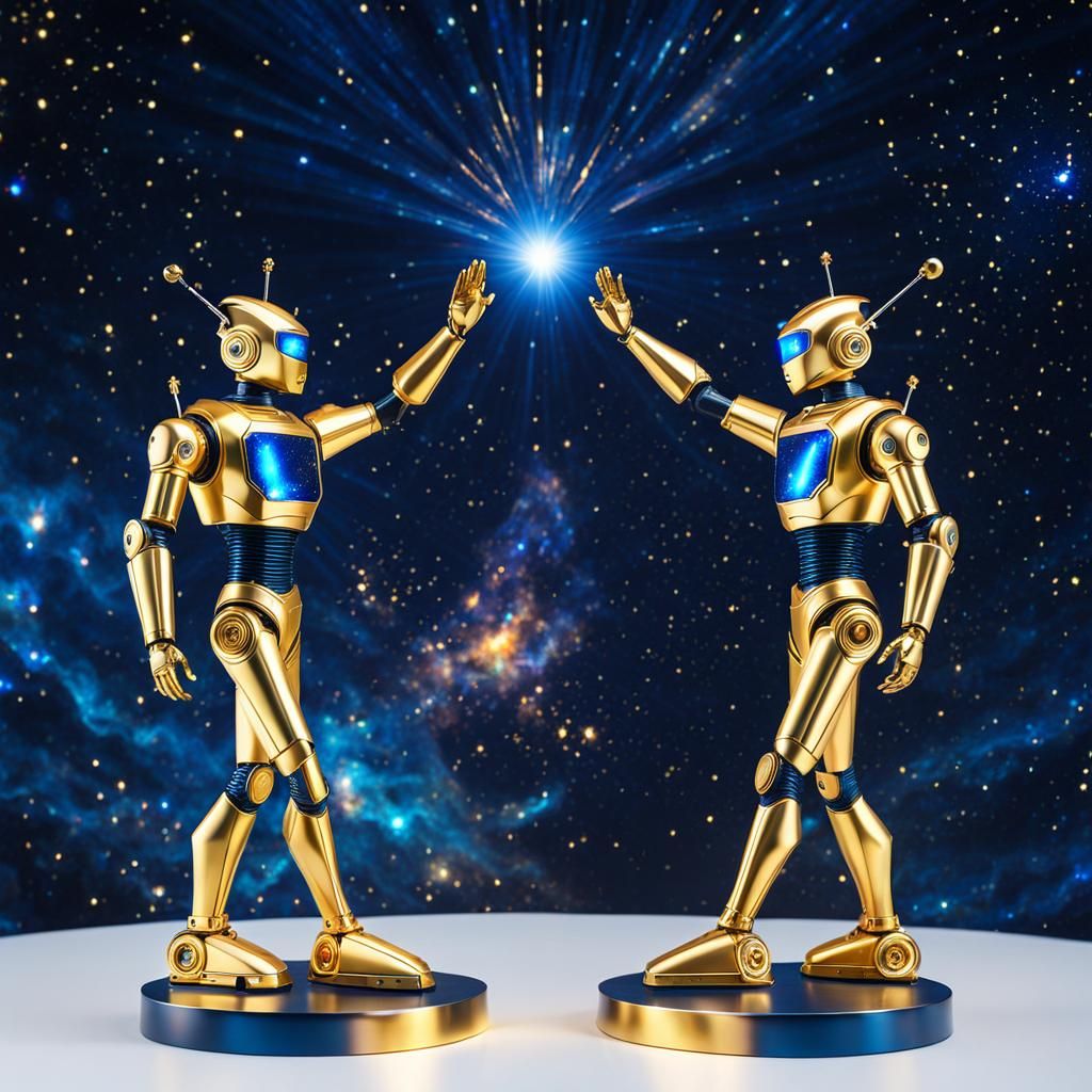 High Five Trophies - AI Generated Artwork - NightCafe Creator