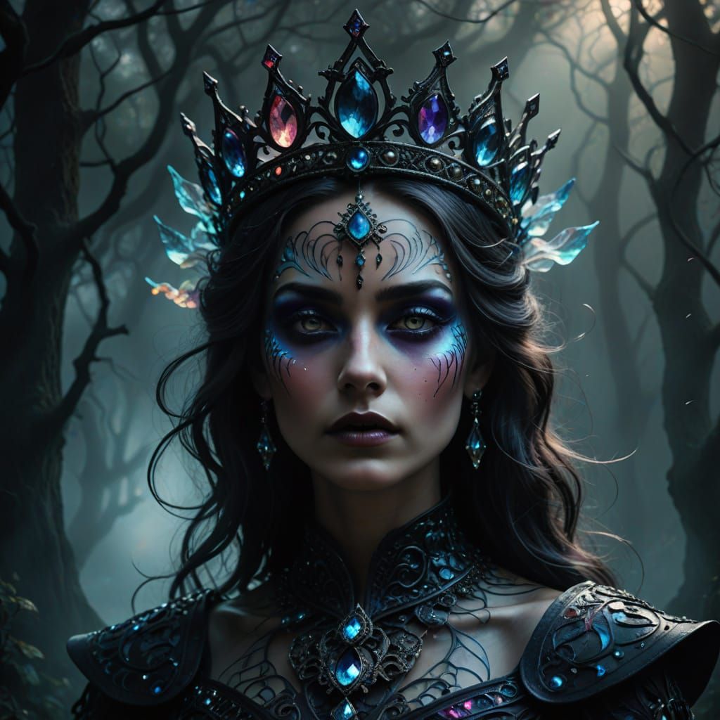 The dark rainbow queen - Mysterious Dark Fantasy Queen in a ...