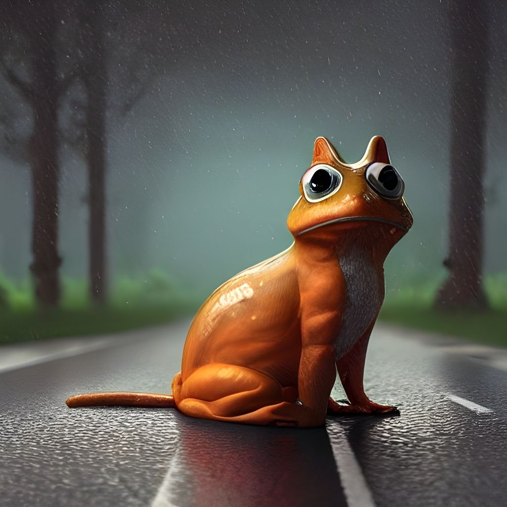 cat frog hybrid - AI Generated Artwork - NightCafe Creator