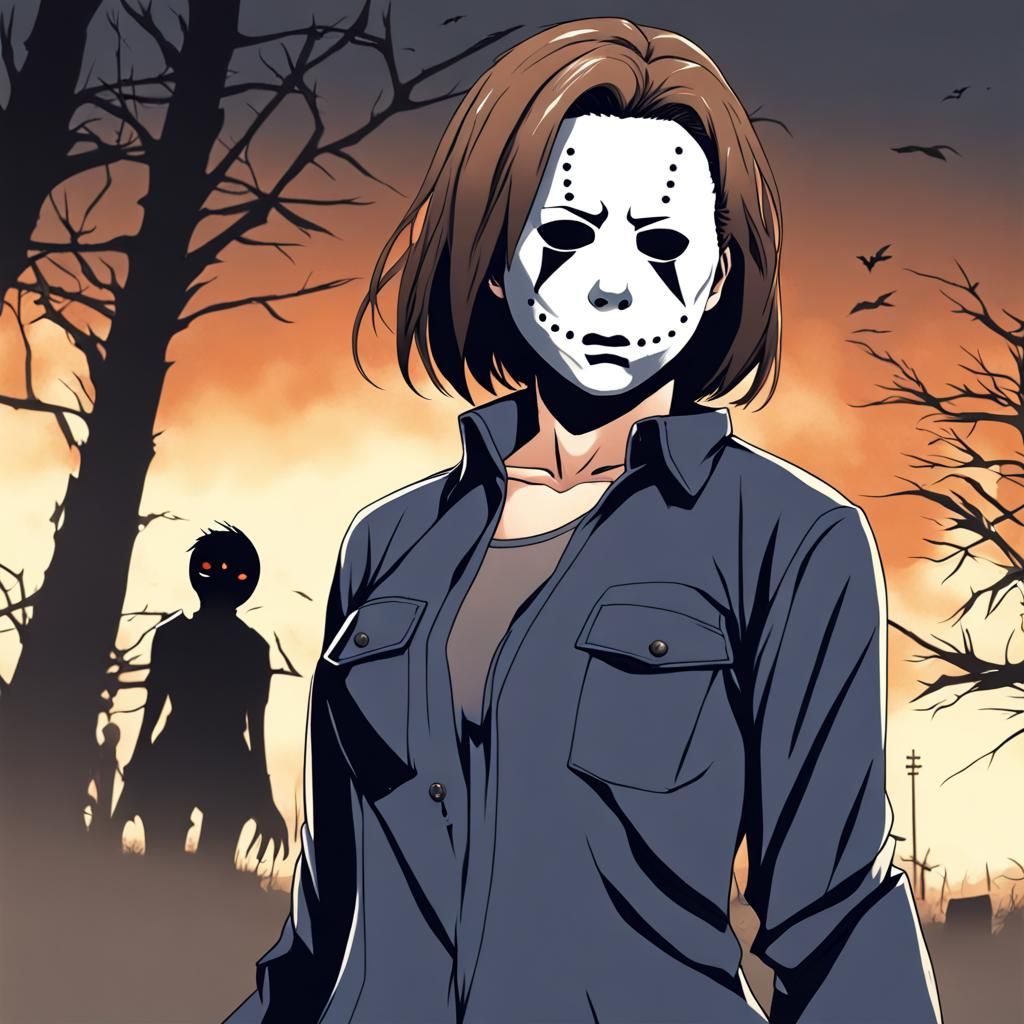 Female Michael Myers. - AI Generated Artwork - NightCafe Creator
